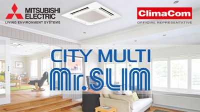 Mitsubishi Electric с нова четириструйна касета за сериите Mr.Slim и City Multi – Otoplenie.eu
