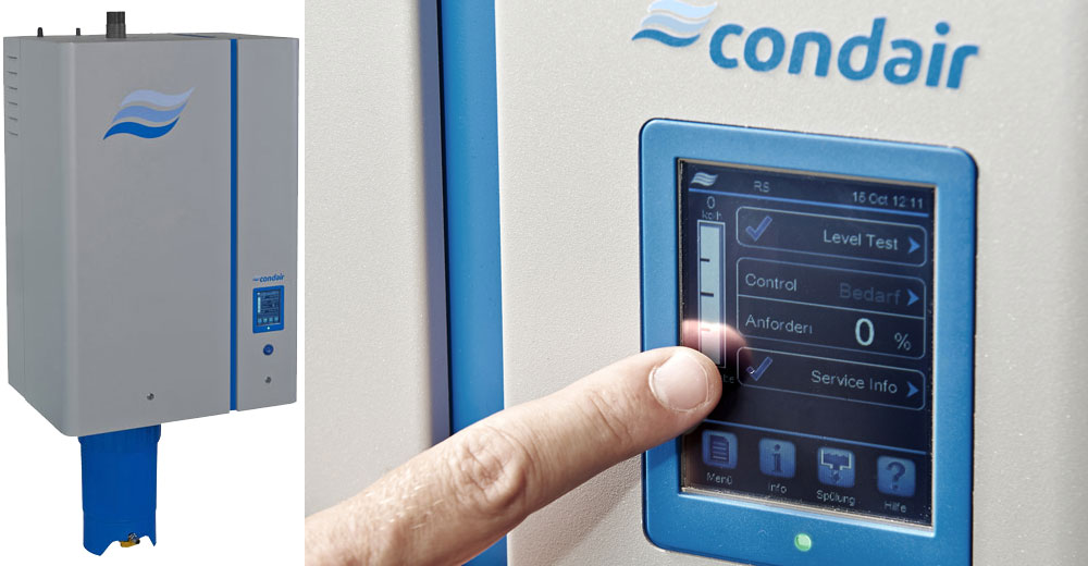 Нов парен овлажнител Condair RS – Otoplenie.eu